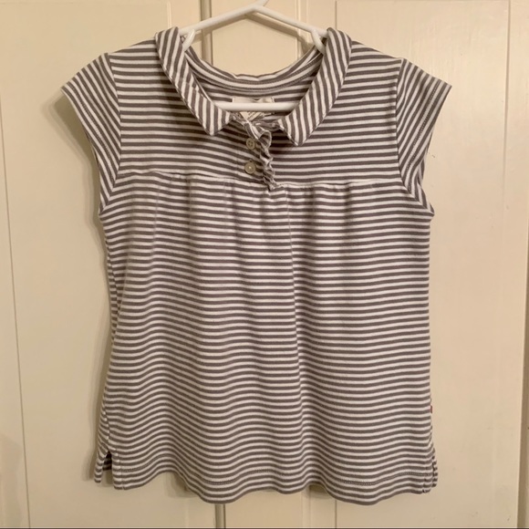 Olive Juice | Shirts & Tops | Olive Juice Cute Girls Striped Collared ...